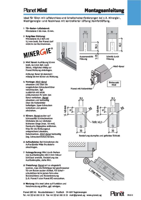 desipo-SAVO-Planet-MinE-tiivistekynnys-asennusohje-saksan-kieli | Desipo